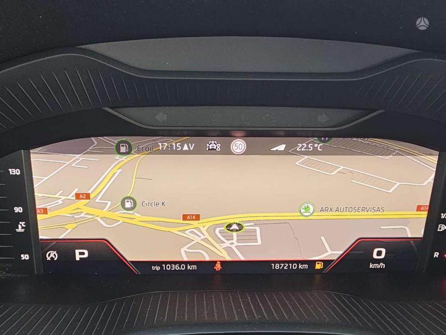 Grey Skoda Kodiaq 2021 in Vilnius, with an engine capacity of 1.97 L and mileage of 187 thousand km for 27000 €, photo 11 on AUTOMOTO.COM.LV