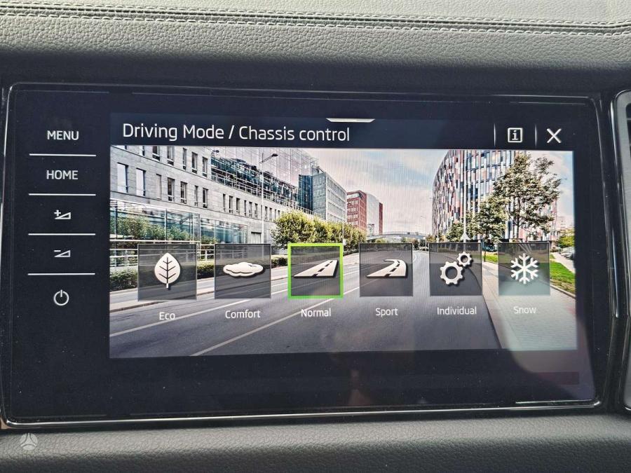 Grey Skoda Kodiaq 2021 in Vilnius, with an engine capacity of 1.97 L and mileage of 187 thousand km for 27000 €, photo 23 on AUTOMOTO.COM.LV