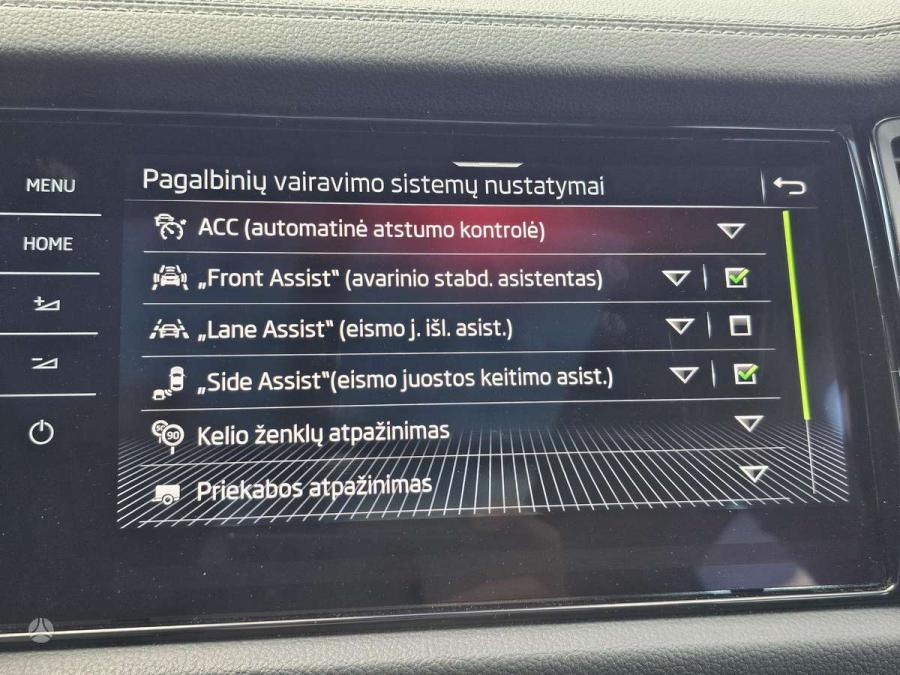 Grey Skoda Kodiaq 2021 in Vilnius, with an engine capacity of 1.97 L and mileage of 187 thousand km for 27000 €, photo 28 on AUTOMOTO.COM.LV