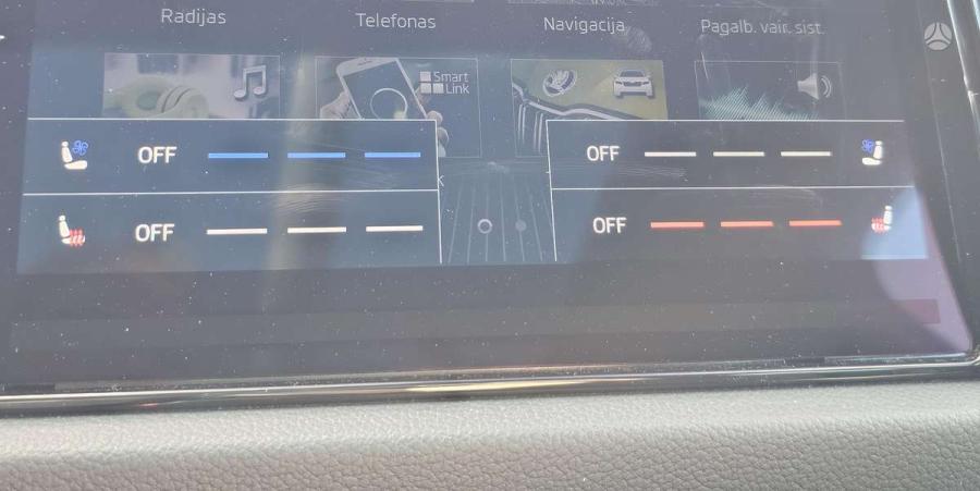 Grey Skoda Kodiaq 2021 in Vilnius, with an engine capacity of 1.97 L and mileage of 187 thousand km for 27000 €, photo 29 on AUTOMOTO.COM.LV