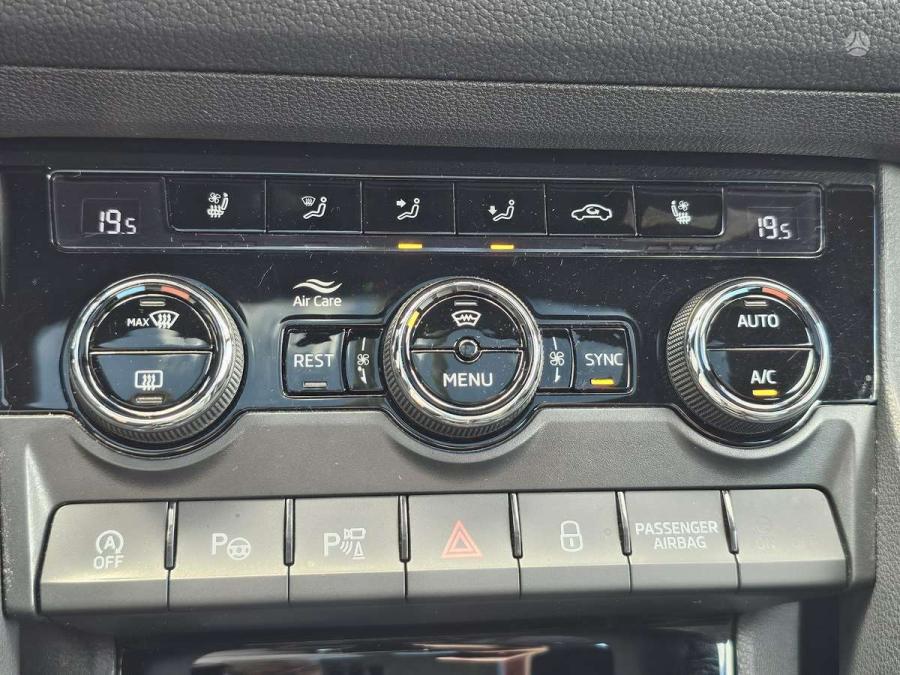 Grey Skoda Kodiaq 2021 in Vilnius, with an engine capacity of 1.97 L and mileage of 187 thousand km for 27000 €, photo 31 on AUTOMOTO.COM.LV