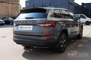 Grey Skoda Kodiaq 2021 in Riga, with an engine capacity of 1.50 L and mileage of 180 thousand km for 17800 €, photo 7 on AUTOMOTO.COM.LV