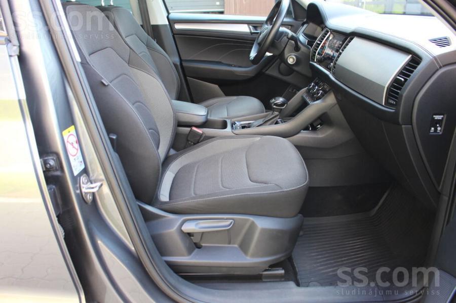 Grey Skoda Kodiaq 2021 in Riga, with an engine capacity of 1.50 L and mileage of 180 thousand km for 17800 €, photo 13 on AUTOMOTO.COM.LV