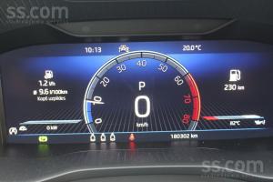 Grey Skoda Kodiaq 2021 in Riga, with an engine capacity of 1.50 L and mileage of 180 thousand km for 17800 €, photo 17 on AUTOMOTO.COM.LV