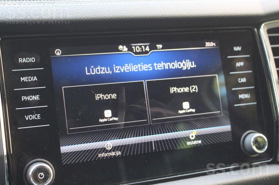 Grey Skoda Kodiaq 2021 in Riga, with an engine capacity of 1.50 L and mileage of 180 thousand km for 17800 €, photo 22 on AUTOMOTO.COM.LV