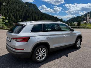 Grey Skoda Kodiaq 2021 in Vilnius, with an engine capacity of 1.97 L and mileage of 194 thousand km for 20700 €, photo 8 on AUTOMOTO.COM.LV