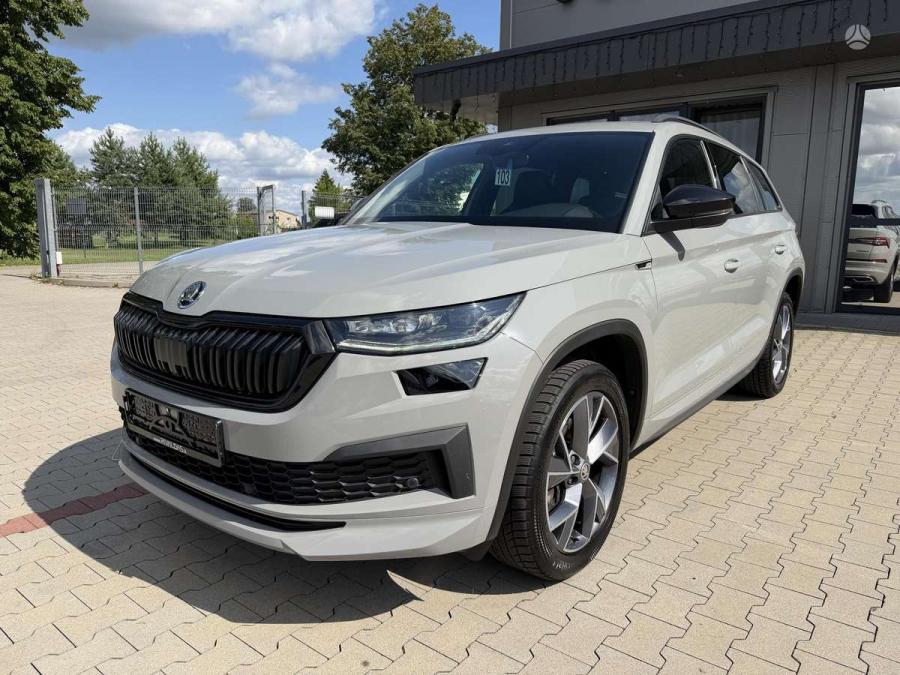 Серый Шкода Kodiaq 2021 в Шяуляй, объемом двигателя 1.50 л и пробегом 206 тыс. км за 22978 €, фото 6 на AUTOMOTO.COM.LV