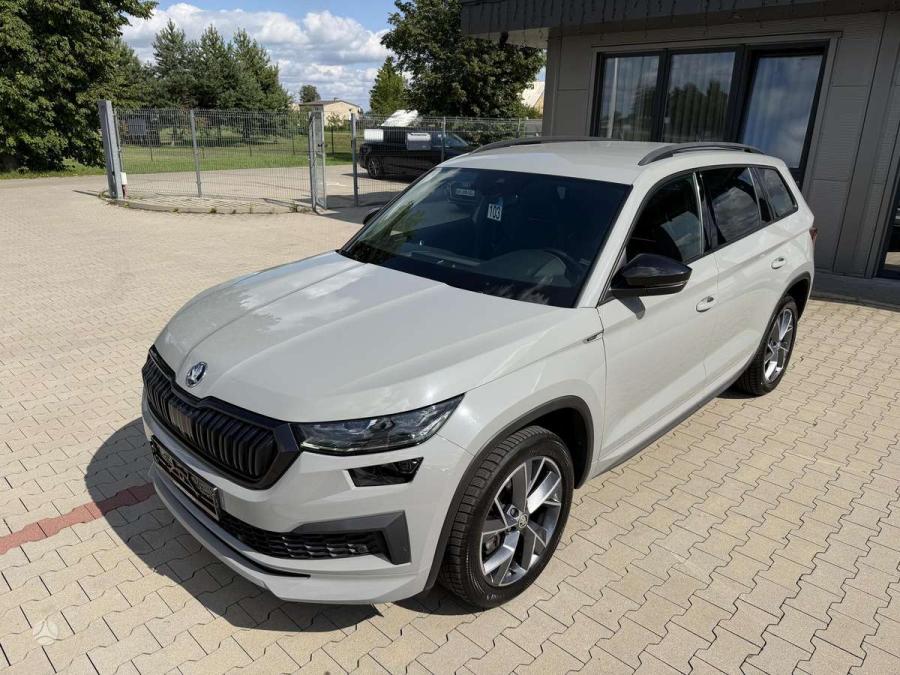 Серый Шкода Kodiaq 2021 в Шяуляй, объемом двигателя 1.50 л и пробегом 206 тыс. км за 22978 €, фото 7 на AUTOMOTO.COM.LV