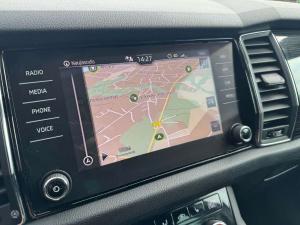 Grey Skoda Kodiaq 2021 in Vilnius, with an engine capacity of 1.97 L and mileage of 194 thousand km for 20699 €, photo 19 on AUTOMOTO.COM.LV