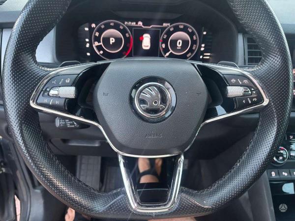 Grey Skoda Kodiaq 2021 in Utena, with an engine capacity of 1.50 L and mileage of 219 thousand km for 13150 €, photo 8 on AUTOMOTO.COM.LV