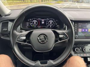Grey Skoda Kodiaq 2021 in Vilnius, with an engine capacity of 1.97 L and mileage of 194 thousand km for 19999 €, photo 10 on AUTOMOTO.COM.LV