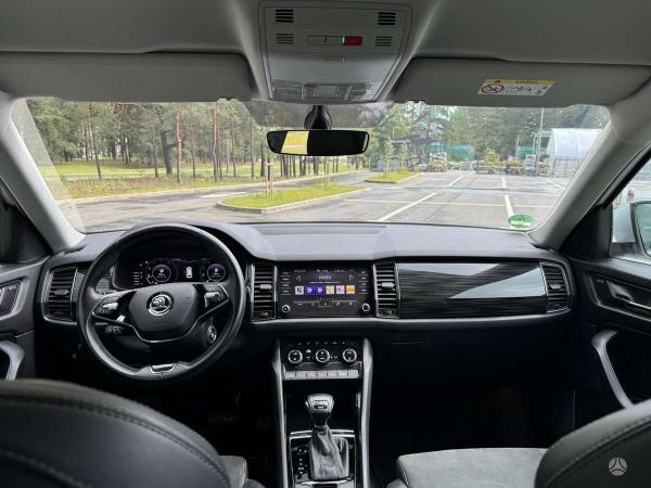 Grey Skoda Kodiaq 2021 in Vilnius, with an engine capacity of 1.97 L and mileage of 194 thousand km for 19999 €, photo 10 on AUTOMOTO.COM.LV