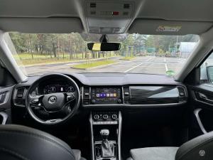 Grey Skoda Kodiaq 2021 in Vilnius, with an engine capacity of 1.97 L and mileage of 194 thousand km for 19999 €, photo 11 on AUTOMOTO.COM.LV