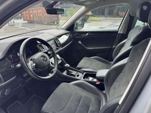 Grey Skoda Kodiaq 2021 in Vilnius, with an engine capacity of 1.97 L and mileage of 194 thousand km for 19999 €, photo 13 on AUTOMOTO.COM.LV