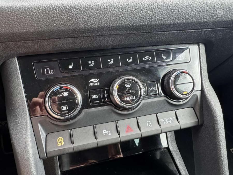 Grey Skoda Kodiaq 2021 in Vilnius, with an engine capacity of 1.97 L and mileage of 194 thousand km for 19999 €, photo 21 on AUTOMOTO.COM.LV