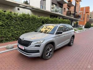 Pelēks Skoda Kodiaq 2021 Viļņa, ar dzinēja tilpumu 1.97 L un nobraukumu 207 tūkst. km par 24299 €, foto  vietnē AUTOMOTO.COM.LV