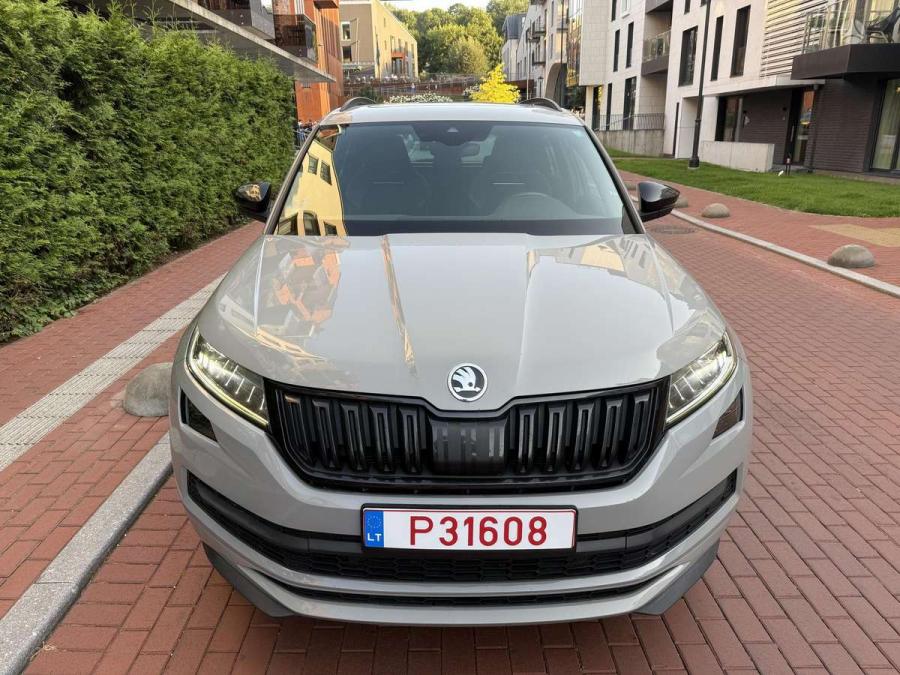 Pelēks Skoda Kodiaq 2021 Viļņa, ar dzinēja tilpumu 1.97 L un nobraukumu 207 tūkst. km par 24299 €, foto 5 vietnē AUTOMOTO.COM.LV