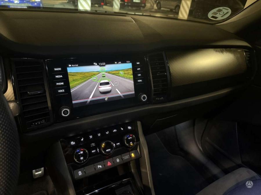 Pelēks Skoda Kodiaq 2021 Viļņa, ar dzinēja tilpumu 1.97 L un nobraukumu 207 tūkst. km par 24299 €, foto 27 vietnē AUTOMOTO.COM.LV