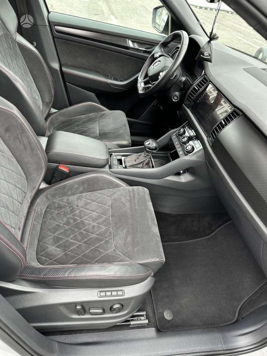 Серый Шкода Kodiaq 2021 в Вильнюс, объемом двигателя 1.97 л и пробегом 120 тыс. км за 35500 €, фото 25 на AUTOMOTO.COM.LV