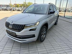 Grey Skoda Kodiaq 2021 in Kaunas, with an engine capacity of 1.50 L and mileage of 192 thousand km for 21200 €, photo  on AUTOMOTO.COM.LV