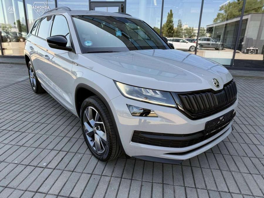 Серый Шкода Kodiaq 2021 в Каунас, объемом двигателя 1.50 л и пробегом 192 тыс. км за 21200 €, фото 3 на AUTOMOTO.COM.LV