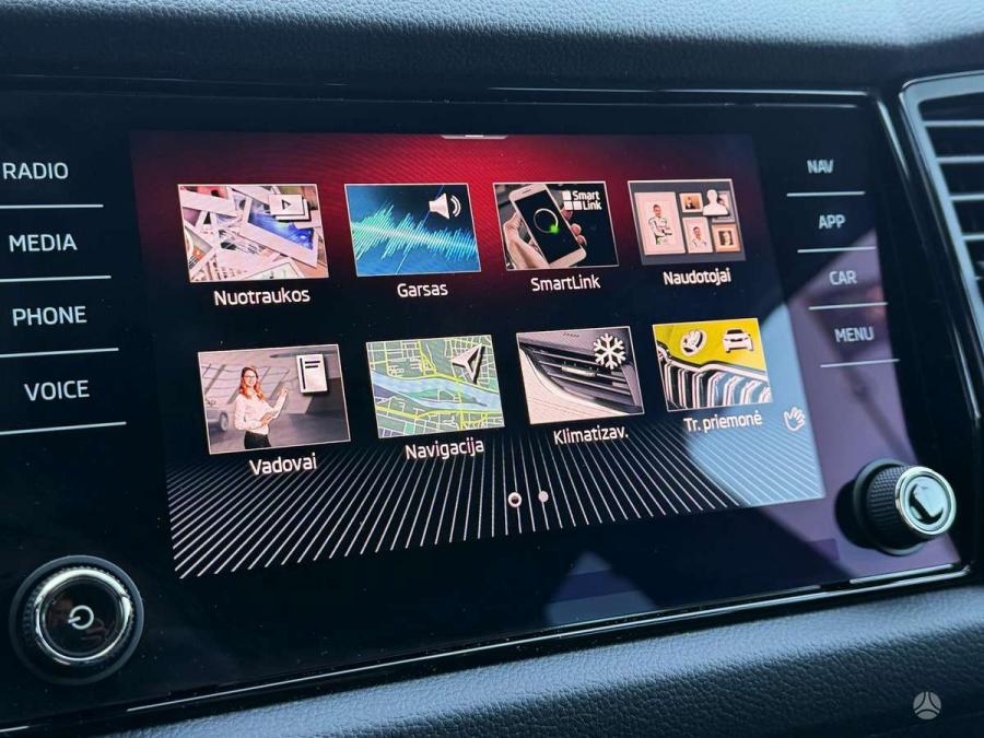 Серый Шкода Kodiaq 2021 в Каунас, объемом двигателя 1.50 л и пробегом 192 тыс. км за 21200 €, фото 13 на AUTOMOTO.COM.LV