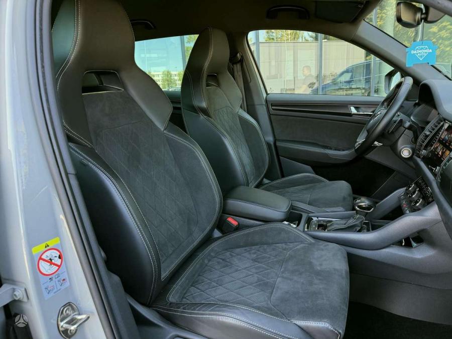 Серый Шкода Kodiaq 2021 в Каунас, объемом двигателя 1.50 л и пробегом 192 тыс. км за 21200 €, фото 15 на AUTOMOTO.COM.LV