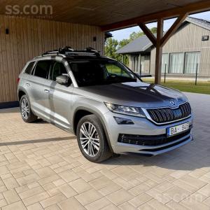 Grey Skoda Kodiaq 2021 in Riga, with an engine capacity of 2.00 L and mileage of 179 thousand km for 26600 €, photo  on AUTOMOTO.COM.LV