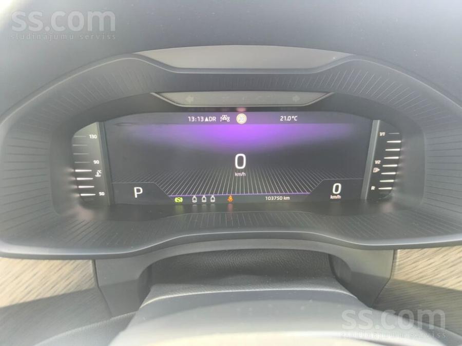 Серый Шкода Kodiaq 2021 в Рига, объемом двигателя 1.50 л и пробегом 104 тыс. км за 24500 €, фото 21 на AUTOMOTO.COM.LV