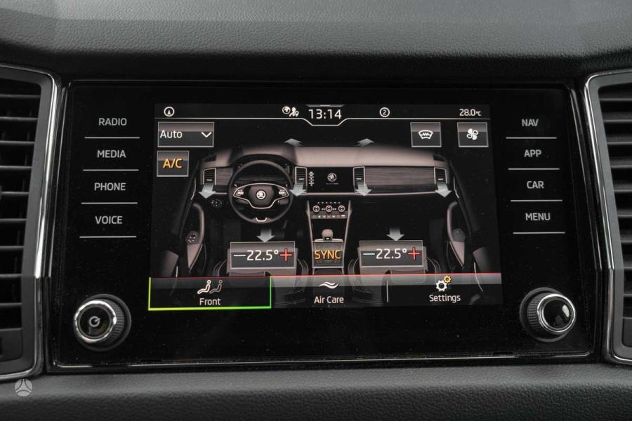Pelēks Skoda Kodiaq 2021 Viļņa, ar dzinēja tilpumu 1.97 L un nobraukumu 136 tūkst. km par 24950 €, foto 27 vietnē AUTOMOTO.COM.LV