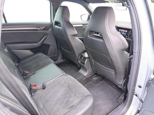Grey Skoda Kodiaq 2021 in Vilnius, with an engine capacity of 1.50 L and mileage of 192 thousand km for 19360 €, photo 11 on AUTOMOTO.COM.LV