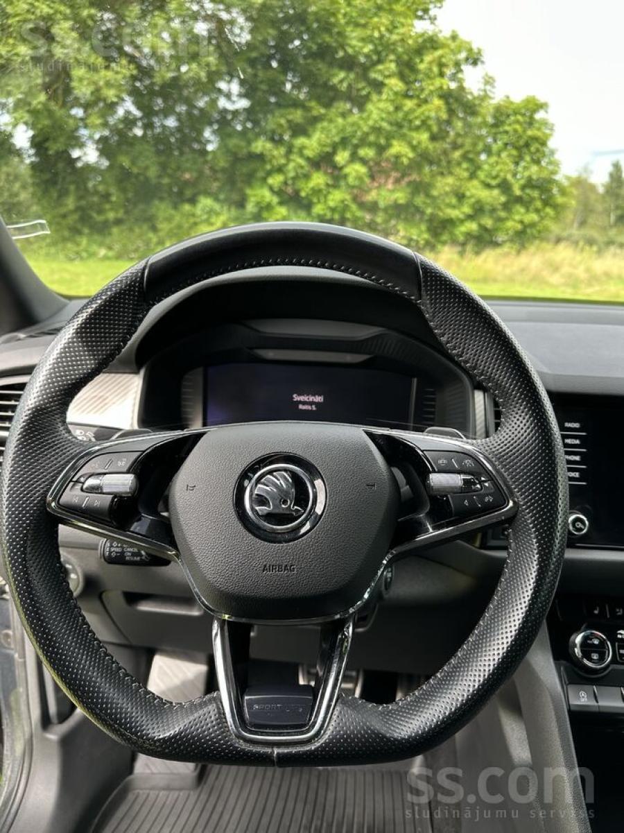 Grey Skoda Kodiaq 2021 in Cesis, with an engine capacity of 2.00 L and mileage of 145 thousand km for 27000 €, photo 8 on AUTOMOTO.COM.LV