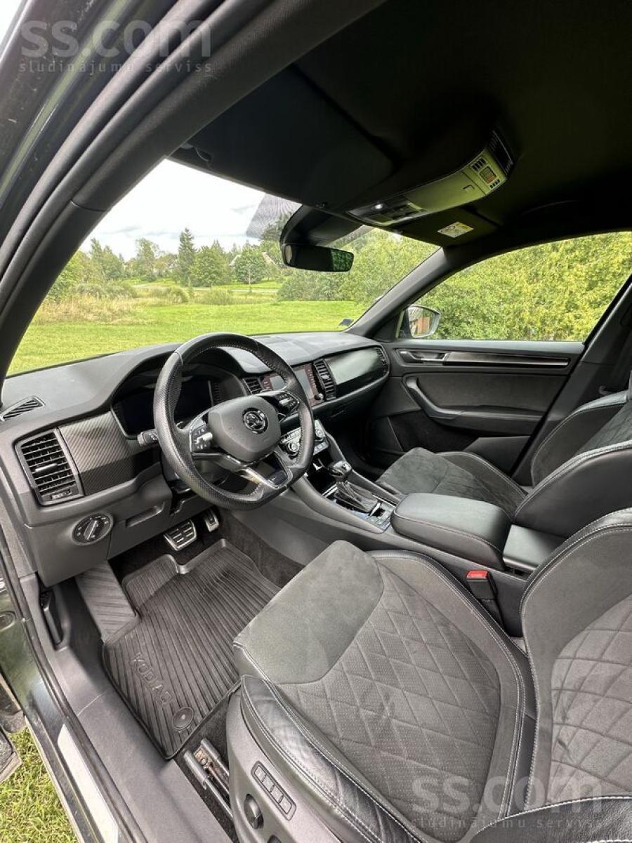 Grey Skoda Kodiaq 2021 in Cesis, with an engine capacity of 2.00 L and mileage of 145 thousand km for 27000 €, photo 11 on AUTOMOTO.COM.LV