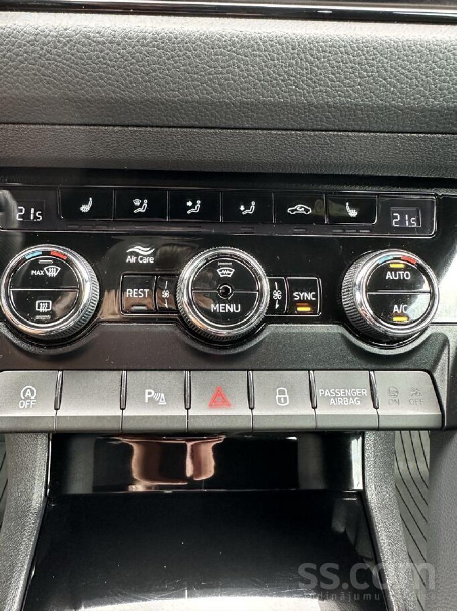 Grey Skoda Kodiaq 2021 in Cesis, with an engine capacity of 2.00 L and mileage of 145 thousand km for 27000 €, photo 16 on AUTOMOTO.COM.LV