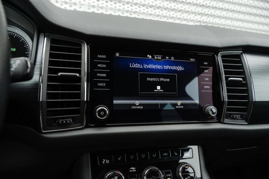 Pelēks Skoda Kodiaq 2021 Mārupe, ar dzinēja tilpumu 1.50 L un nobraukumu 120 tūkst. km par 21150 €, foto 17 vietnē AUTOMOTO.COM.LV