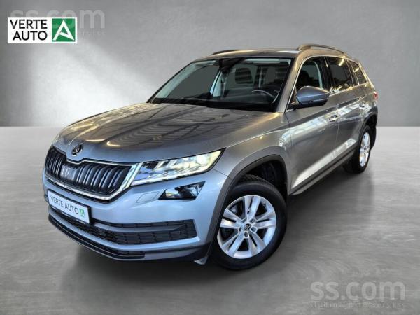 Grey Skoda Kodiaq 2021 in Riga, with an engine capacity of 1.50 L and mileage of 78 thousand km for 23290 €, photo 1 on AUTOMOTO.COM.LV