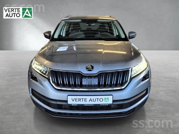 Grey Skoda Kodiaq 2021 in Riga, with an engine capacity of 1.50 L and mileage of 78 thousand km for 23290 €, photo 3 on AUTOMOTO.COM.LV