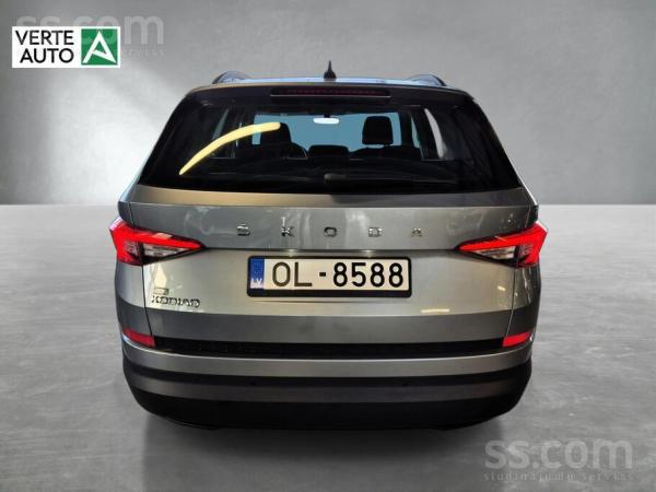 Grey Skoda Kodiaq 2021 in Riga, with an engine capacity of 1.50 L and mileage of 78 thousand km for 23290 €, photo 6 on AUTOMOTO.COM.LV