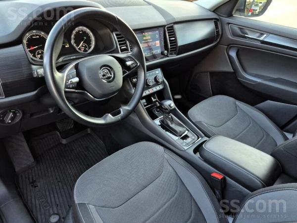 Grey Skoda Kodiaq 2021 in Riga, with an engine capacity of 1.50 L and mileage of 78 thousand km for 23290 €, photo 8 on AUTOMOTO.COM.LV