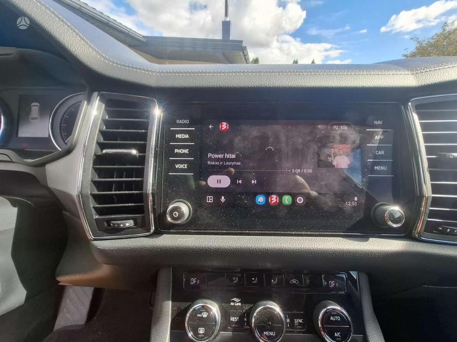Grey Skoda Kodiaq 2021 in Taurage, with an engine capacity of 1.97 L and mileage of 240 thousand km for 16300 €, photo 14 on AUTOMOTO.COM.LV