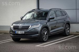 Grey Skoda Kodiaq 2021 in Riga, with an engine capacity of 1.50 L and mileage of 108 thousand km for 19950 €, photo  on AUTOMOTO.COM.LV