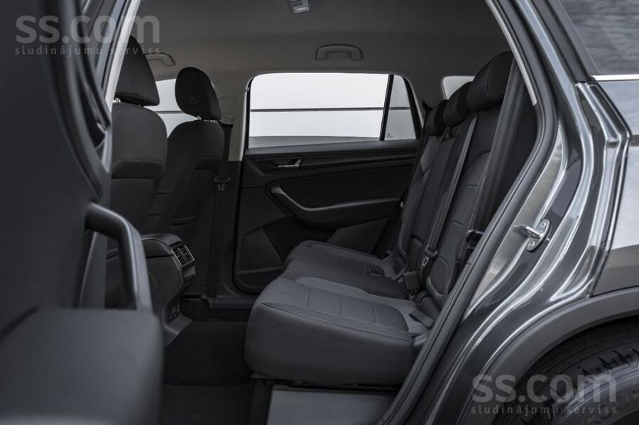 Grey Skoda Kodiaq 2021 in Riga, with an engine capacity of 1.50 L and mileage of 108 thousand km for 19950 €, photo 13 on AUTOMOTO.COM.LV