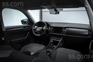 Grey Skoda Kodiaq 2021 in Riga, with an engine capacity of 1.50 L and mileage of 108 thousand km for 19950 €, photo 15 on AUTOMOTO.COM.LV
