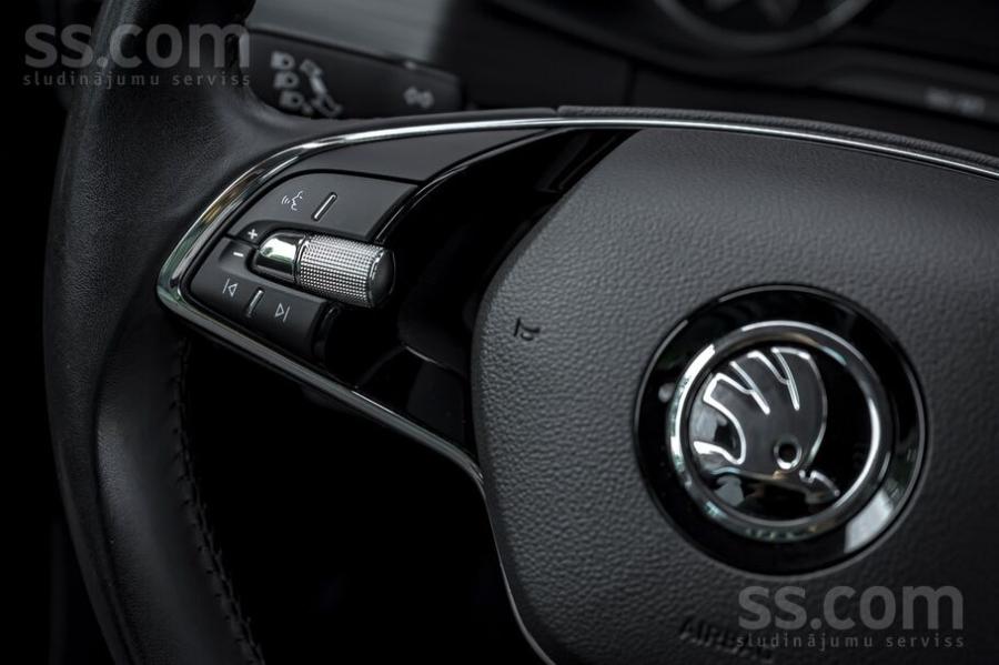 Grey Skoda Kodiaq 2021 in Riga, with an engine capacity of 1.50 L and mileage of 108 thousand km for 19950 €, photo 18 on AUTOMOTO.COM.LV