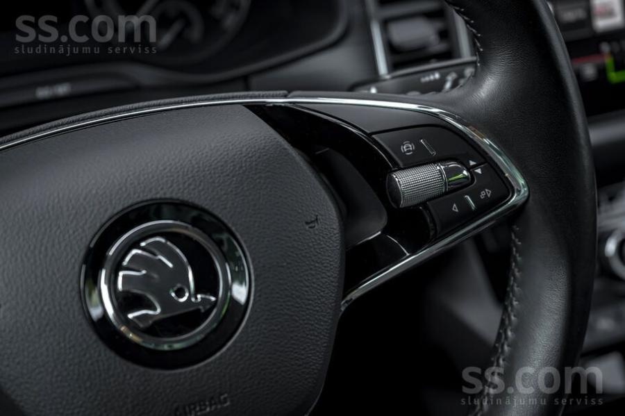 Grey Skoda Kodiaq 2021 in Riga, with an engine capacity of 1.50 L and mileage of 108 thousand km for 19950 €, photo 20 on AUTOMOTO.COM.LV