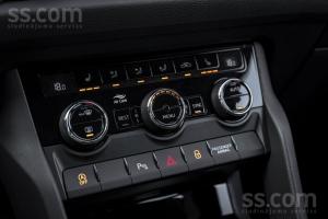 Grey Skoda Kodiaq 2021 in Riga, with an engine capacity of 1.50 L and mileage of 108 thousand km for 19950 €, photo 24 on AUTOMOTO.COM.LV