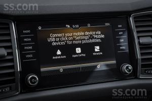 Grey Skoda Kodiaq 2021 in Riga, with an engine capacity of 1.50 L and mileage of 108 thousand km for 19950 €, photo 25 on AUTOMOTO.COM.LV
