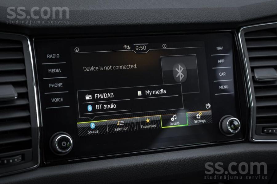 Grey Skoda Kodiaq 2021 in Riga, with an engine capacity of 1.50 L and mileage of 108 thousand km for 19950 €, photo 26 on AUTOMOTO.COM.LV