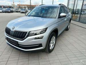 Grey Skoda Kodiaq 2021 in Kaunas, with an engine capacity of 1.50 L and mileage of 217 thousand km for 15300 €, photo  on AUTOMOTO.COM.LV