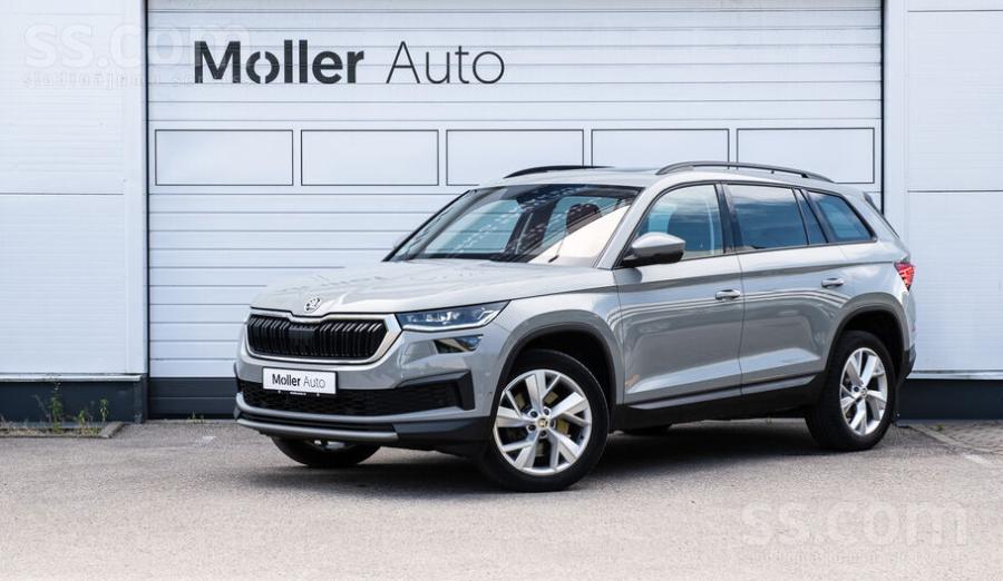 Grey Skoda Kodiaq 2022 in Riga, with an engine capacity of 2.00 L and mileage of 164 thousand km for 27600 €, photo 1 on AUTOMOTO.COM.LV